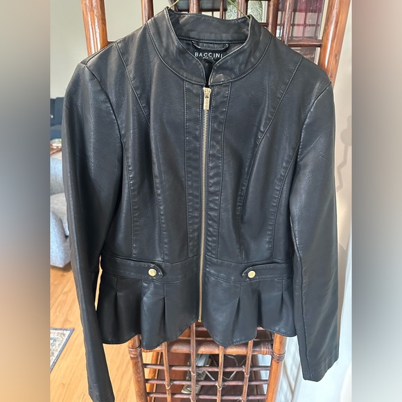 Baccini | Jackets & Coats | Baccini Peplum Style Jacket Size P M | Poshmark